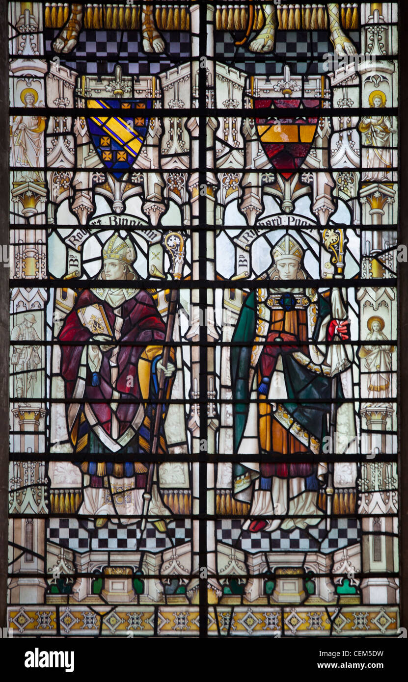 England, Salisbury, Salisbury Cathedral, Stained Glass Window, The ...