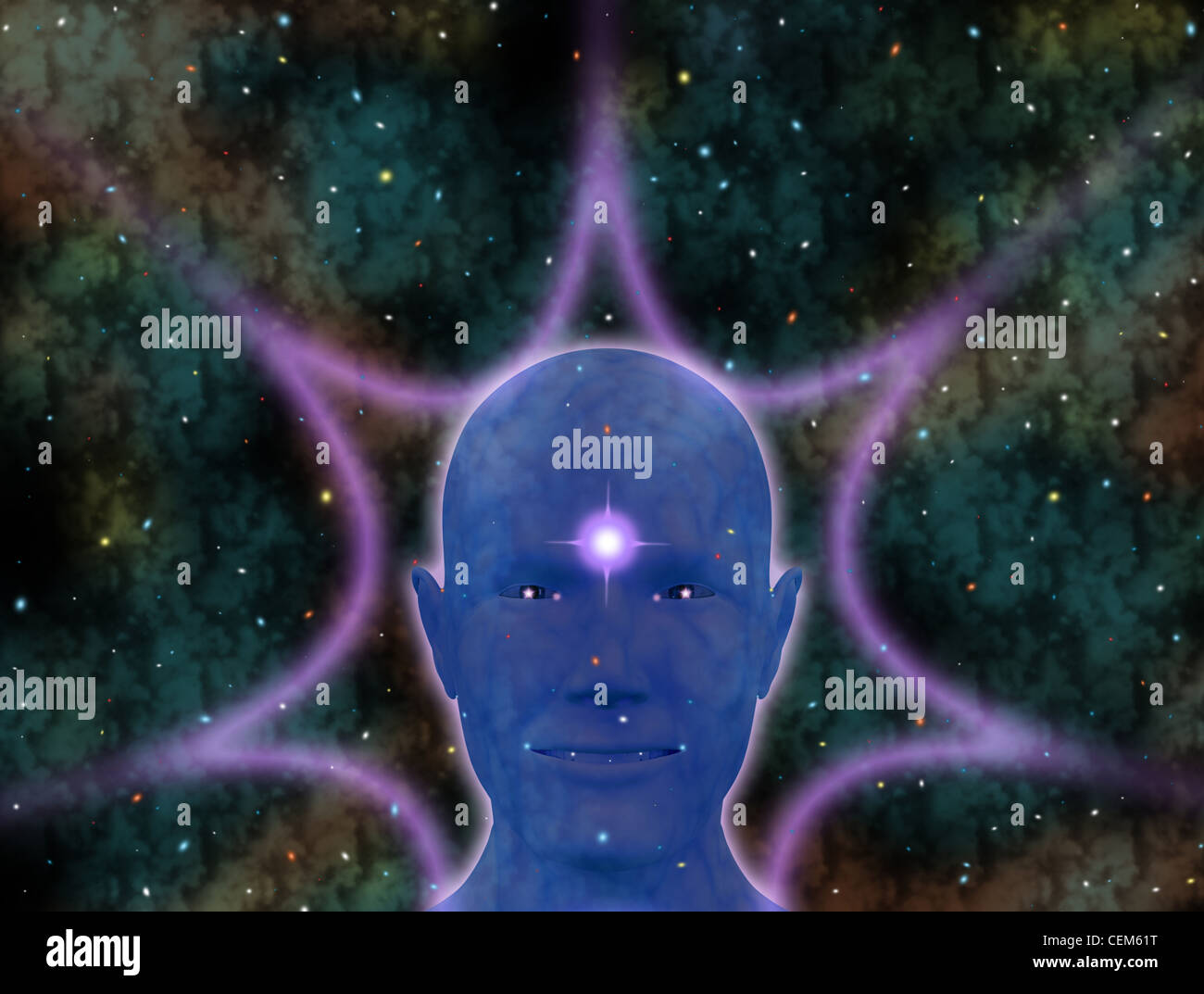 Deity in Space Stock Photo - Alamy