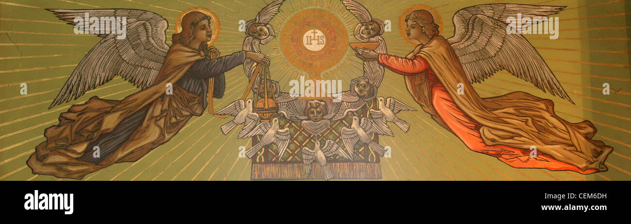 Eucharist fresco hi-res stock photography and images - Alamy