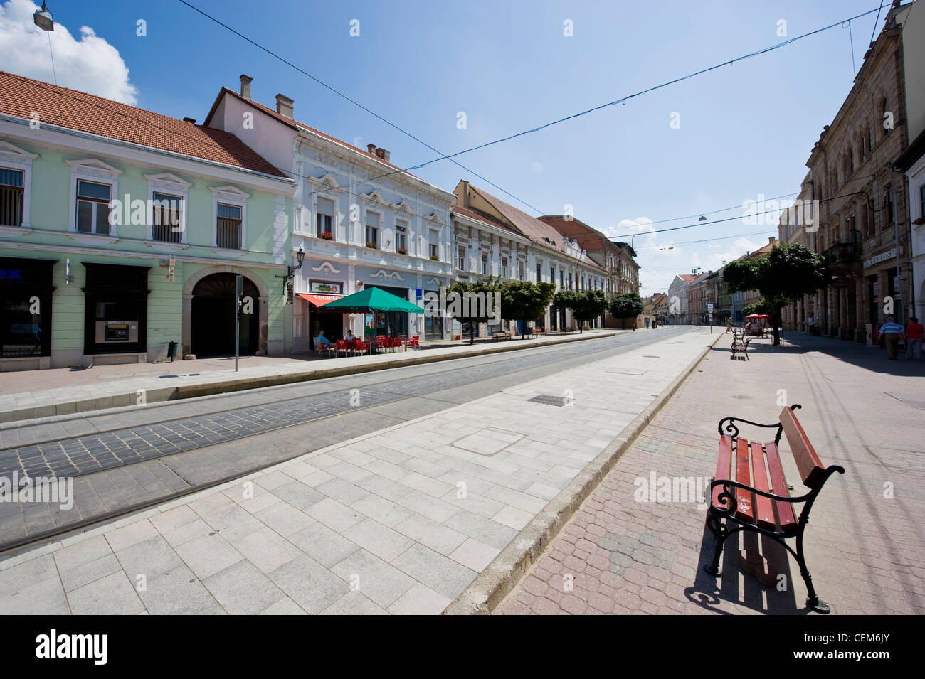 Miskolc - a medium-sized town in northern part of Hungary Stock Photo ...