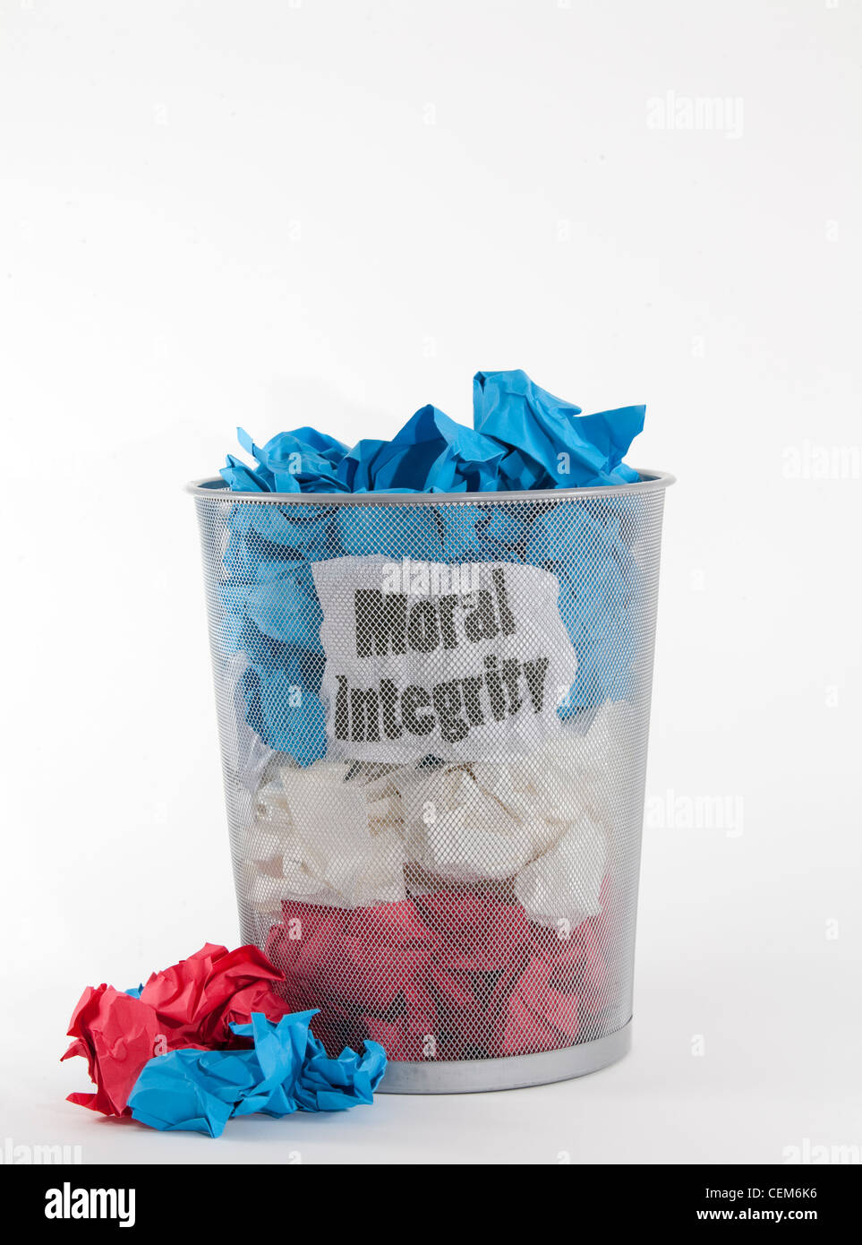 Moral integrity is a core value that shouldn't be wadded up and thrown ...