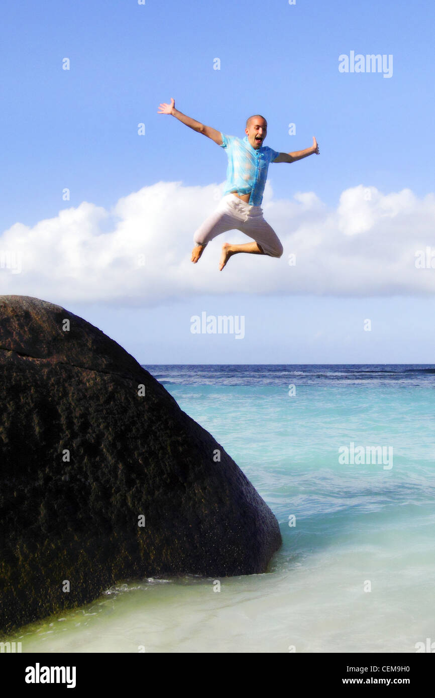 Jump into the water hi-res stock photography and images - Alamy