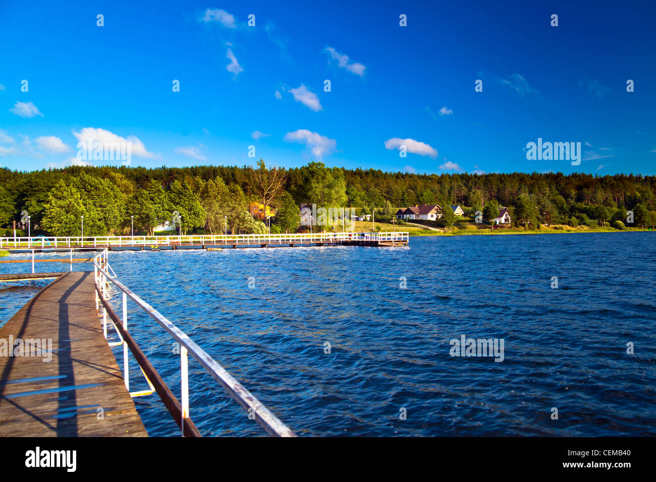 Landscape at the lake Stock Photo - Alamy