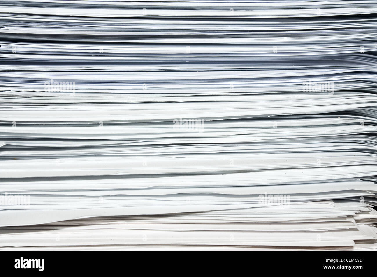 heap, stack of documents or files, overload of paperwork Stock Photo ...