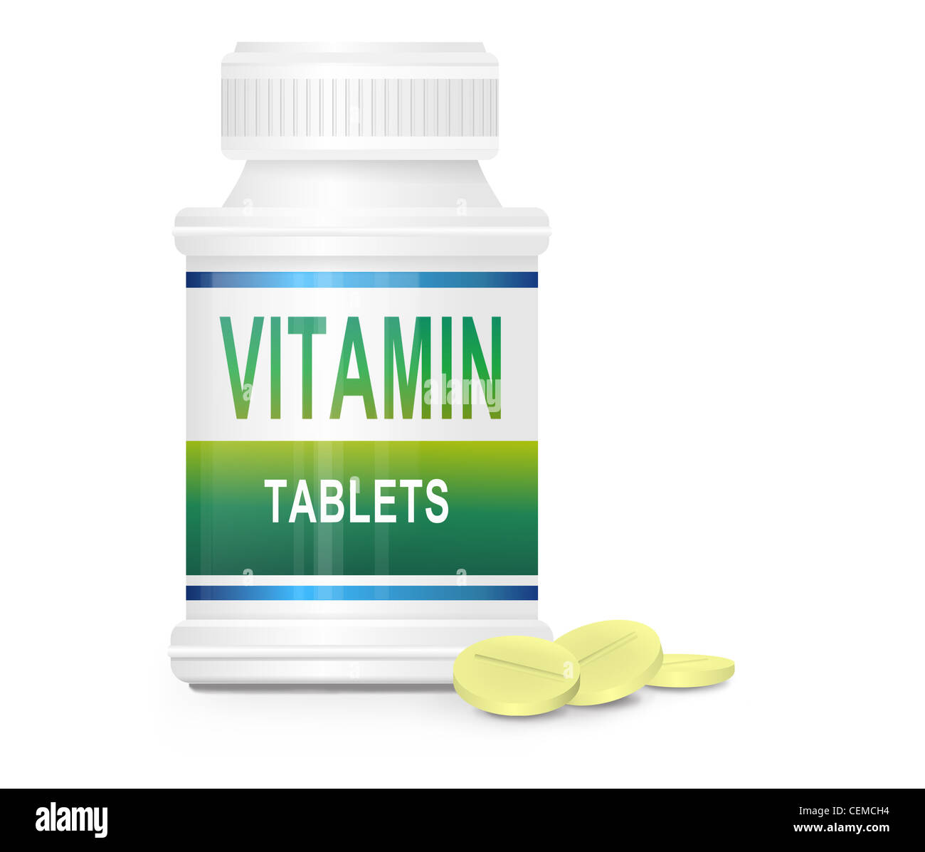 Multivitamin tablets Cut Out Stock Images & Pictures - Alamy
