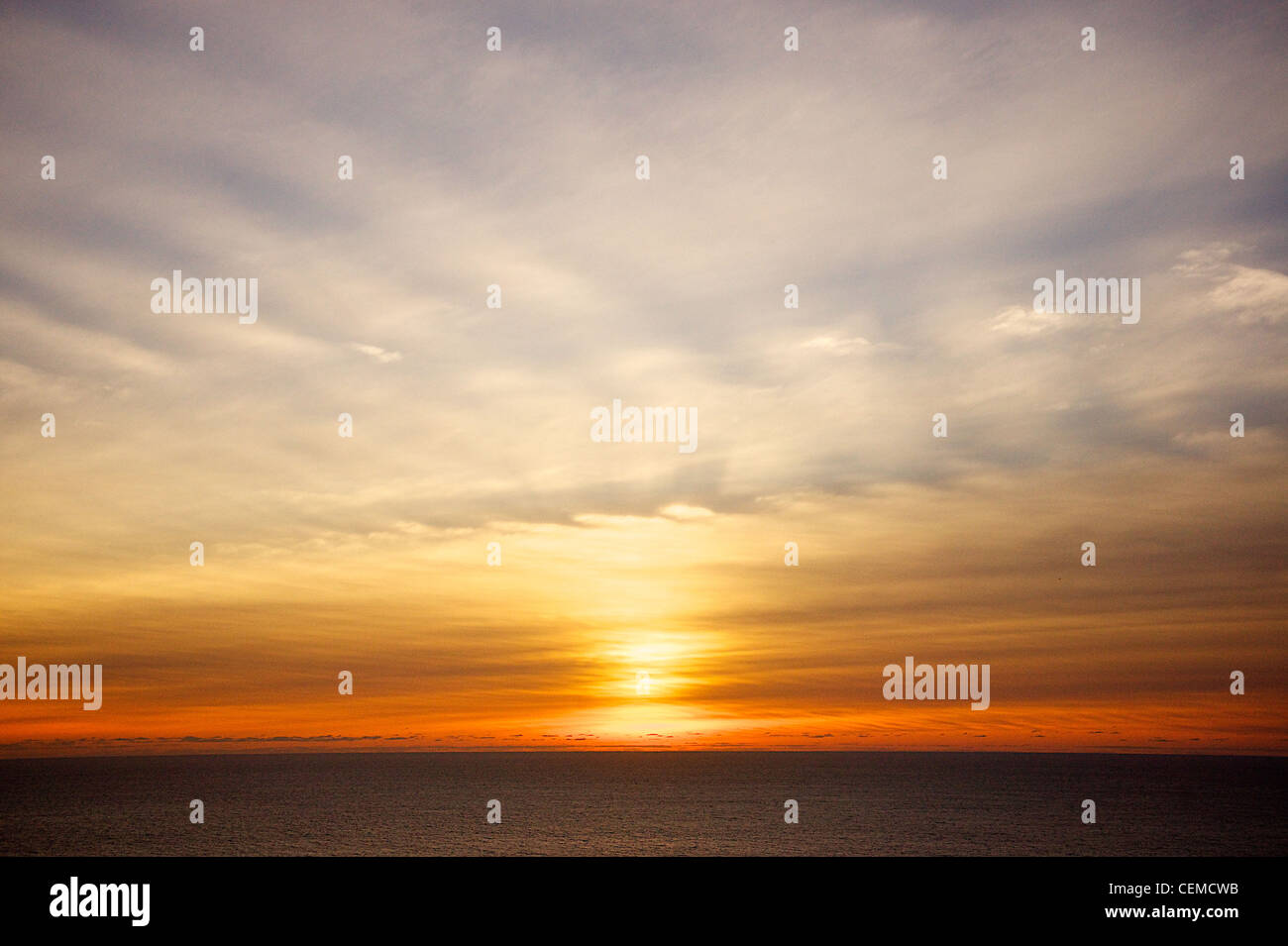 California Sunset, Route 101 Pacific Highway, Big Sur, California USA ...