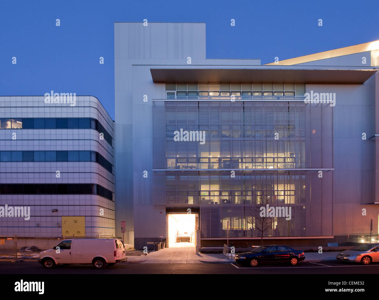 The Media Lab Extension (Building E14) at MIT, designed by Fumihiko ...