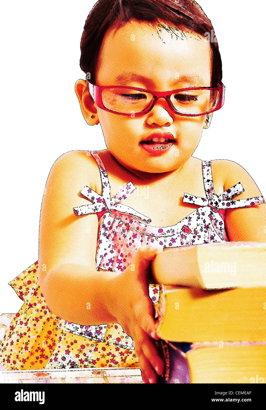 Child picking up book hi-res stock photography and images - Alamy