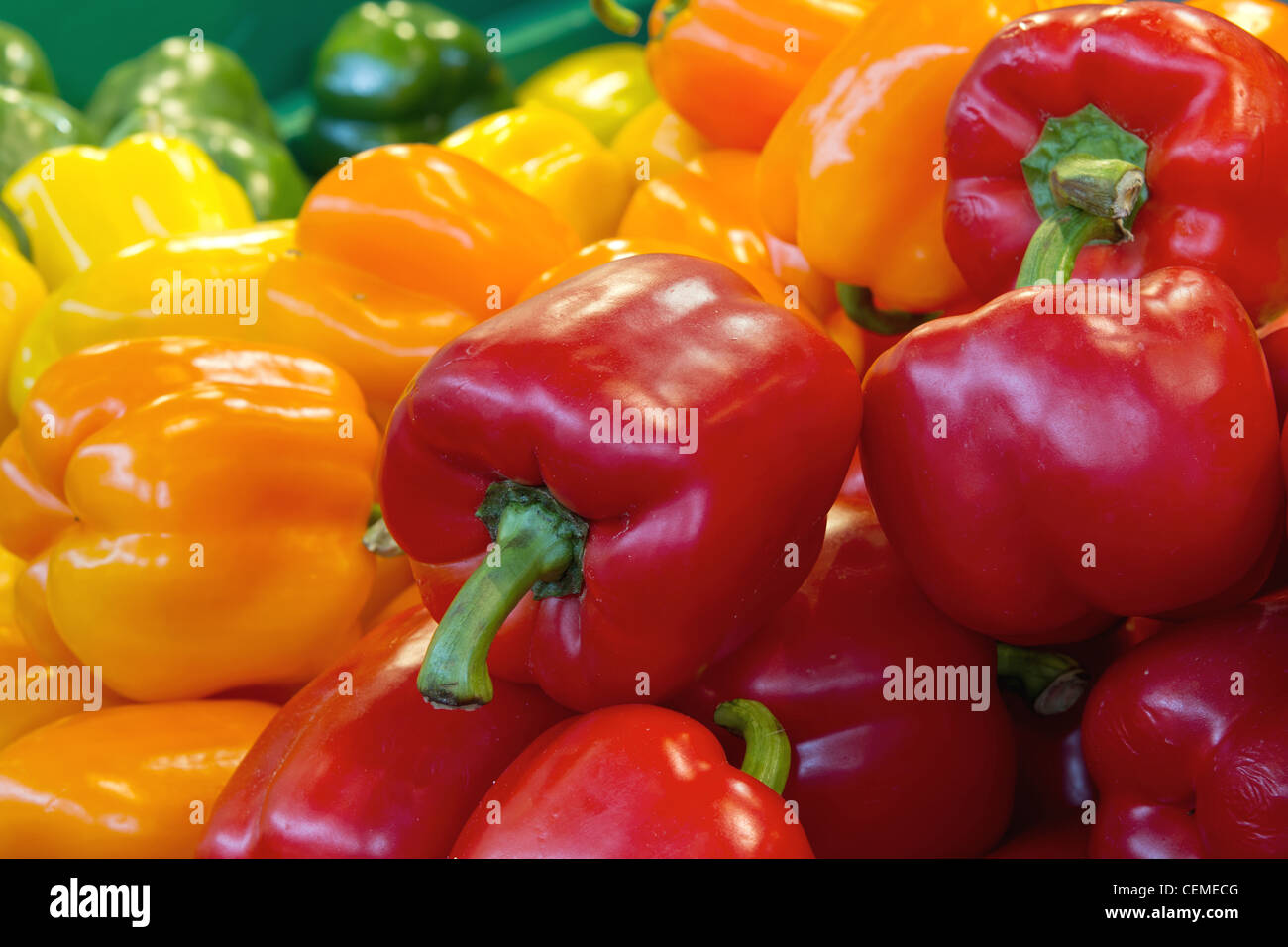 Red vegetable peppers hi-res stock photography and images - Alamy