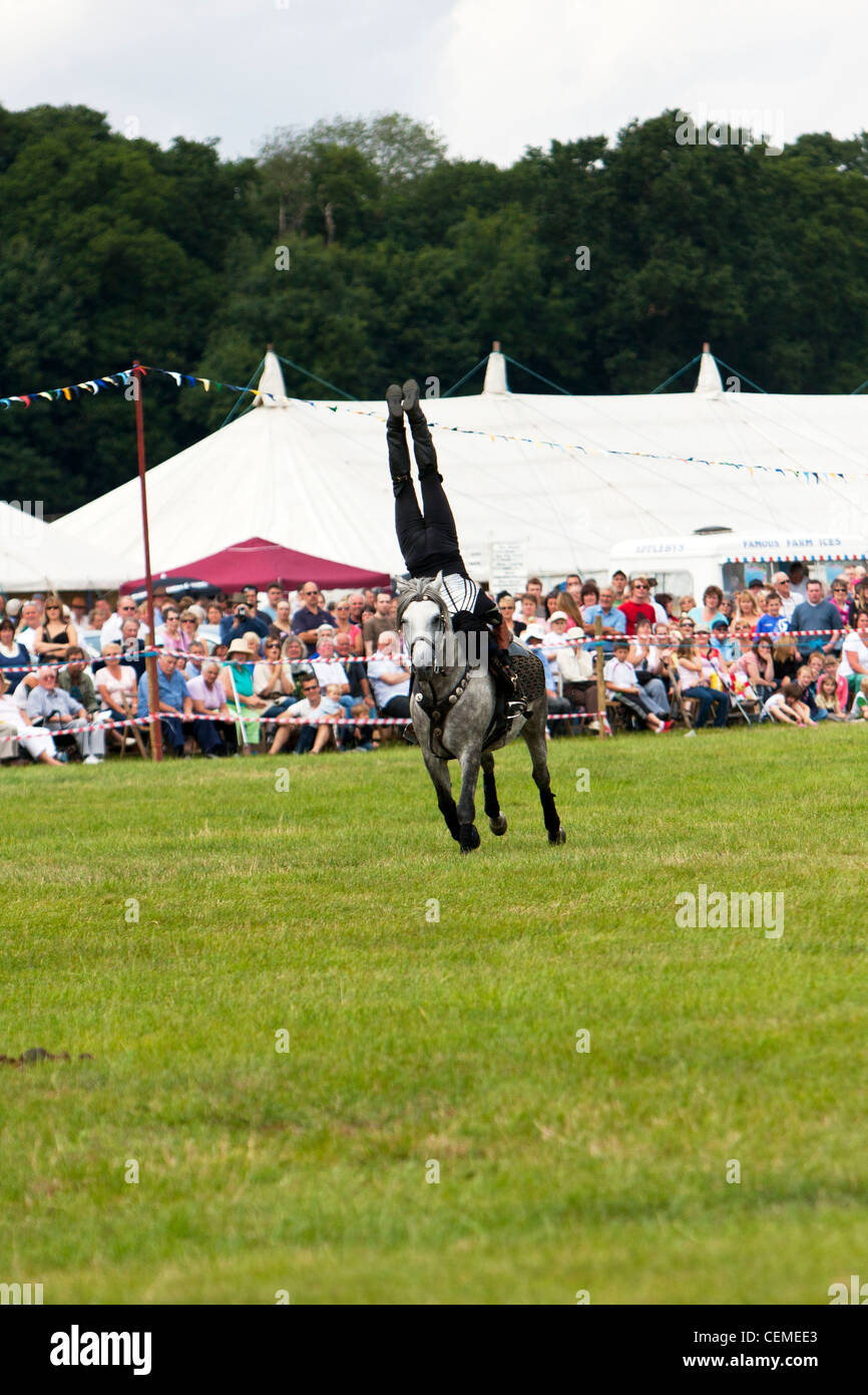 Cossack display horse riding team showing their skills and horsemanship ...