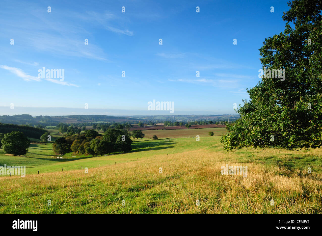 Nottinghamshire Rural Farming Landscape Stock Photo - Alamy