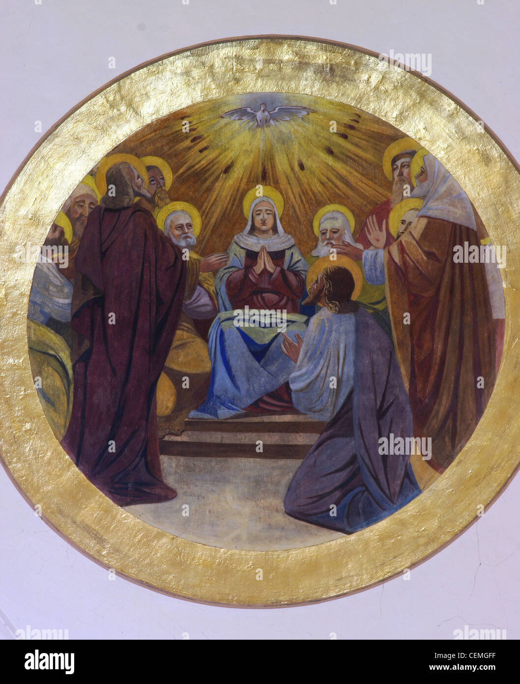 The Descent of the Holy Spirit Stock Photo - Alamy