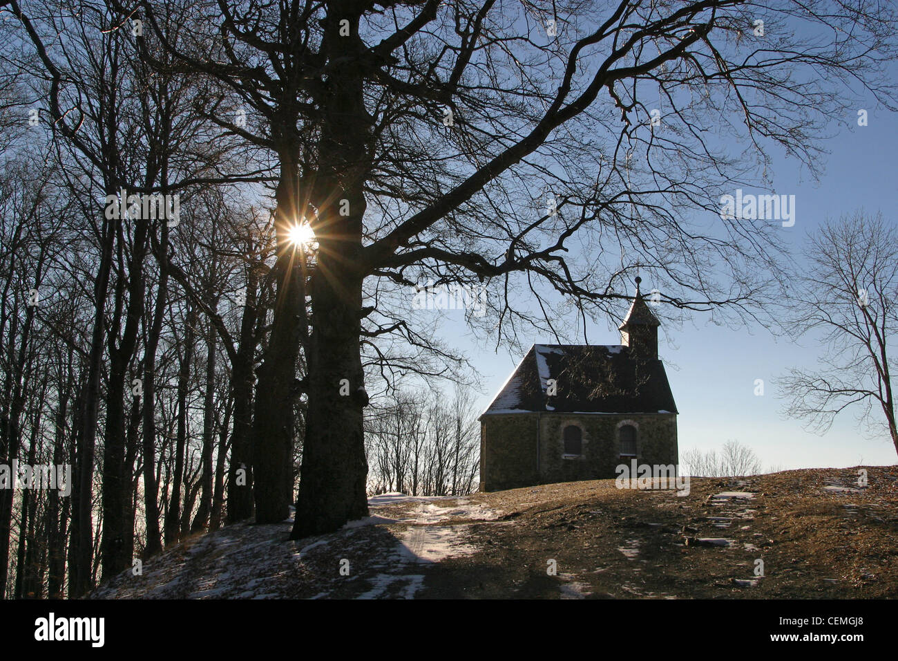 Beautiful small rural church in Croatia Stock Photo - Alamy