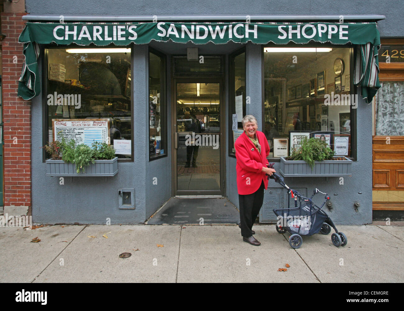Charlie's sandwich shoppe in downtown Boston MA Stock Photo - Alamy