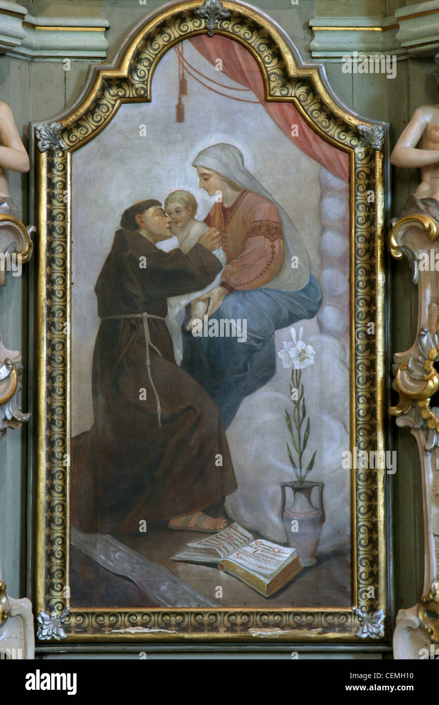 Saint Anthony of Padua Stock Photo - Alamy