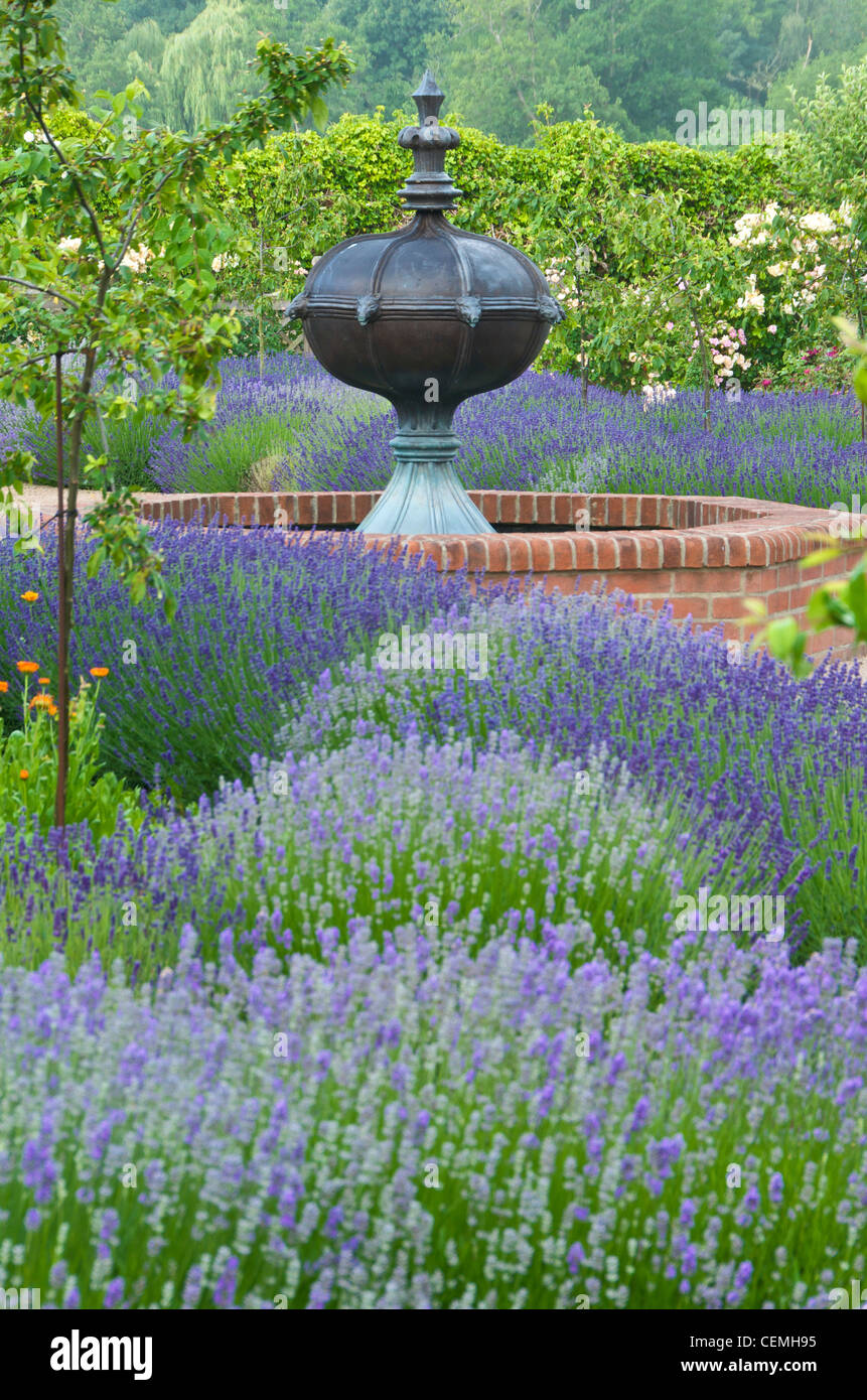 The Walled Garden at Cowdray Park W.Sussex England Stock Photo - Alamy