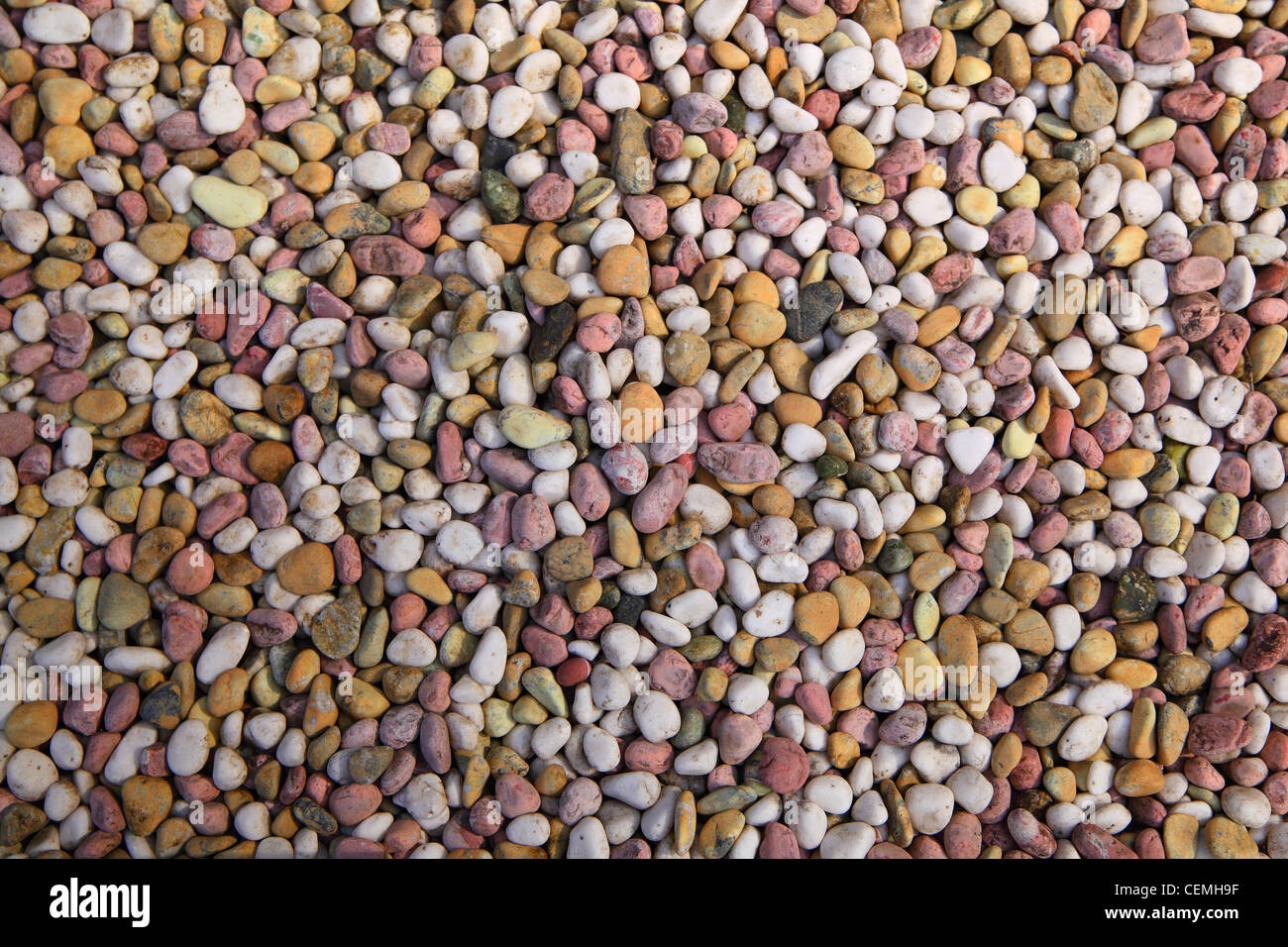 Pebbles background, Japanese garden material Stock Photo - Alamy