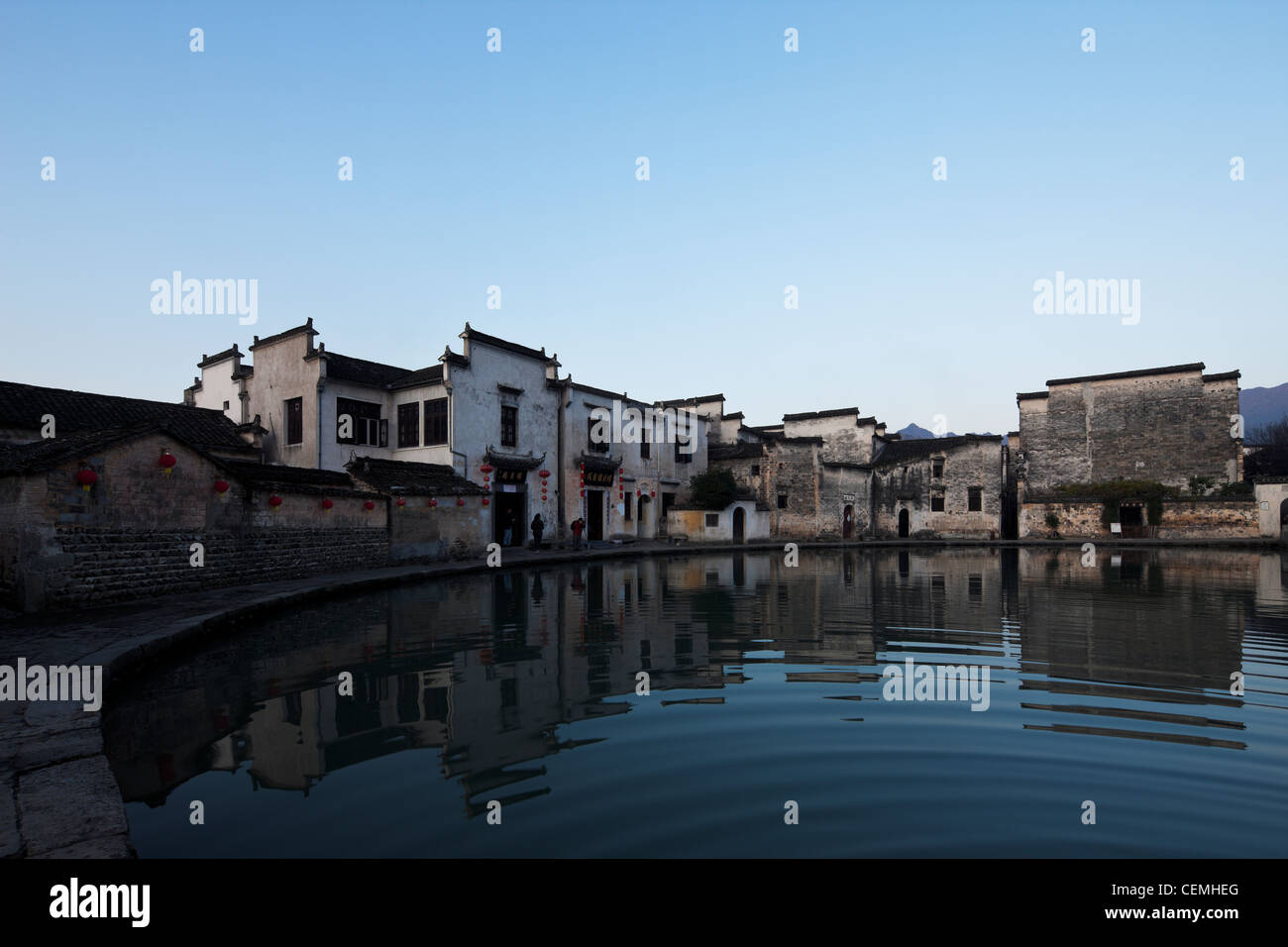 China，water，Anhui，Hong Village，tourism，old，lake，The Villages，Asia ...