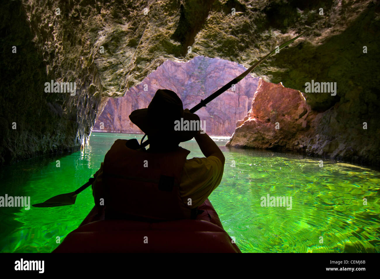 Emerald cave black canyon hi-res stock photography and images - Alamy