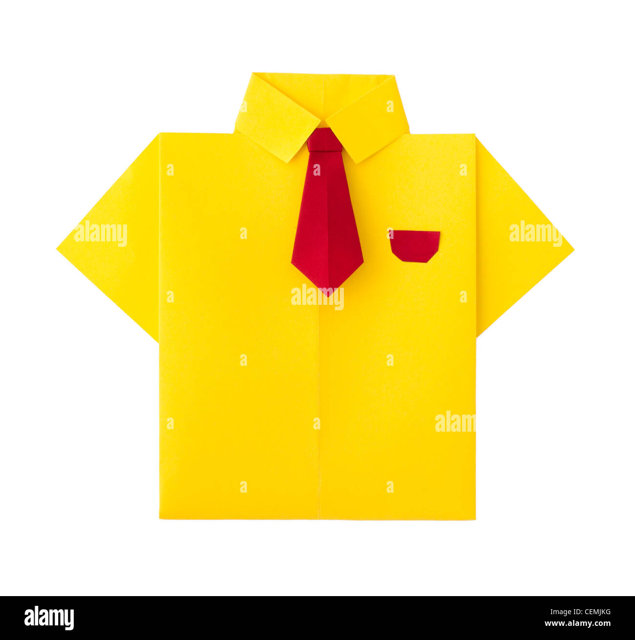 Origami yellow hi-res stock photography and images - Alamy