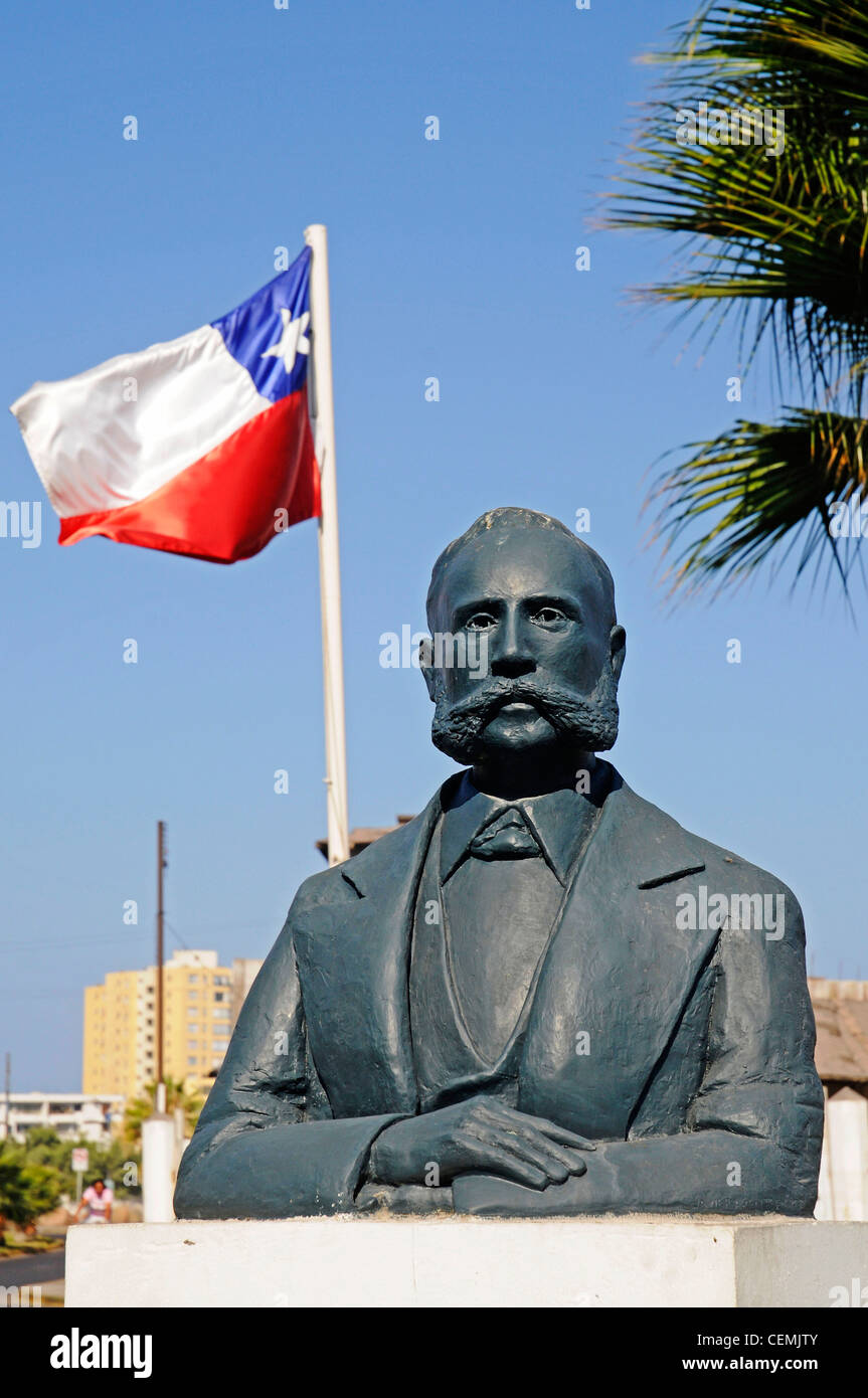 Bust of Coronel Jose Balta / Iquique Stock Photo - Alamy