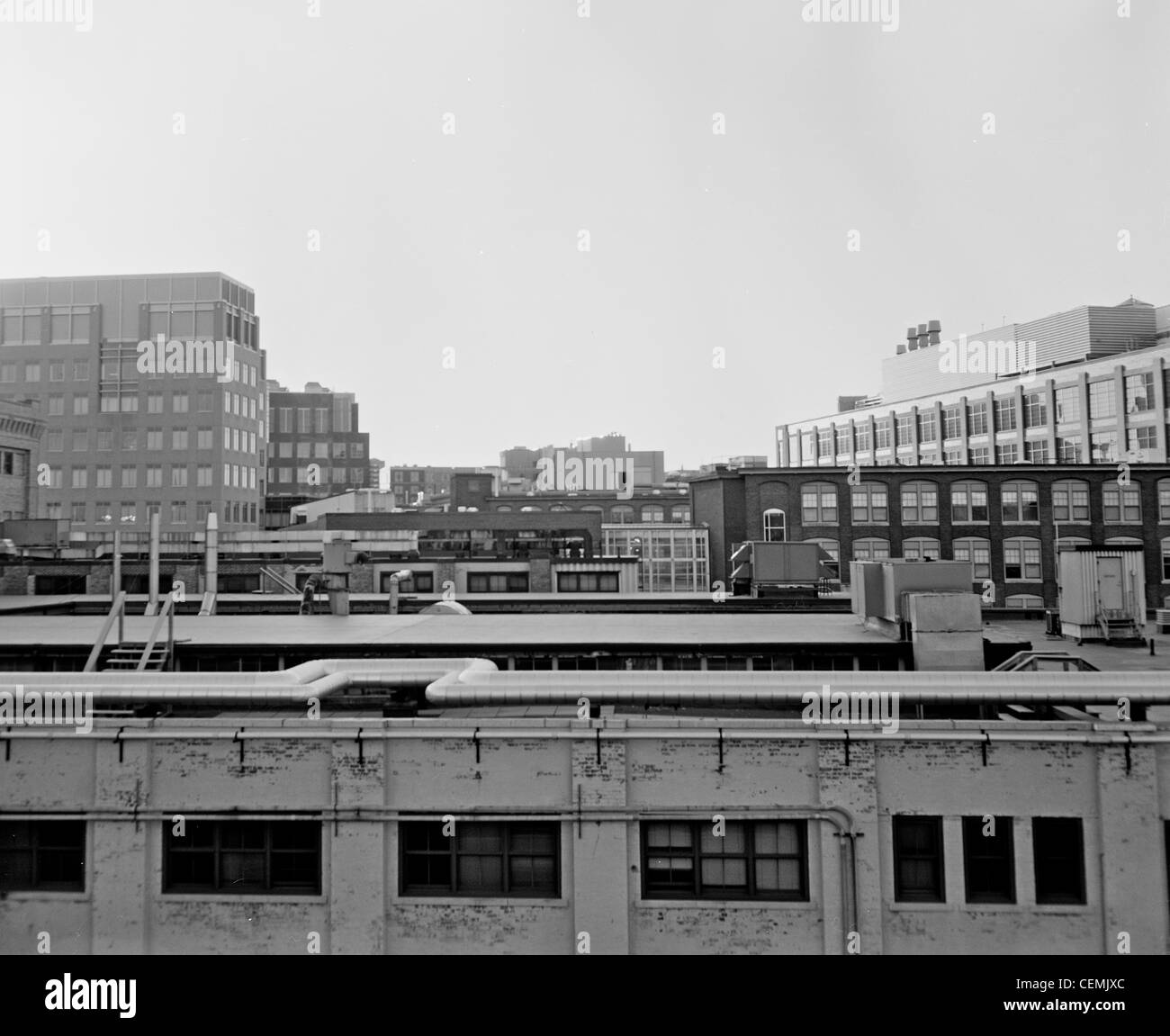 View across the roof of the MIT Plasma Science and Fusion Center Stock ...