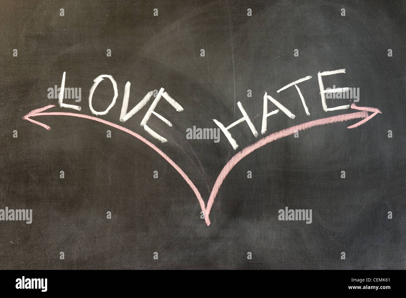 Love Vs Hate Drawing