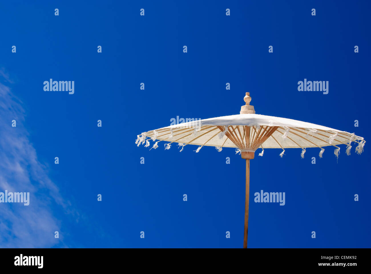 Blue parasol sunshade hi-res stock photography and images - Alamy