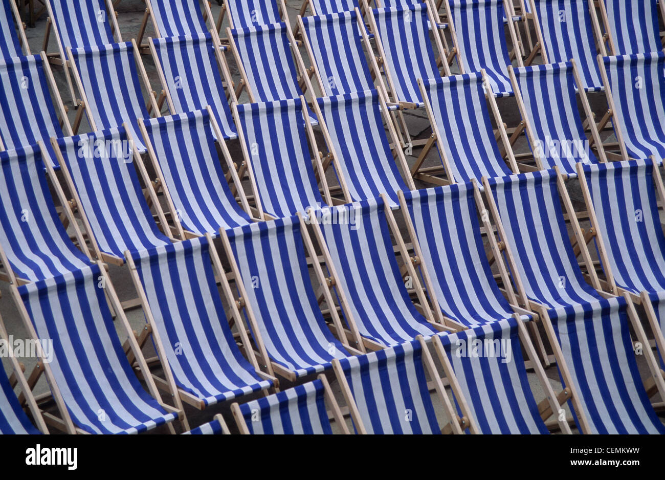 Deck chairs, patterns, empty concept, patterns or empty deck chairs ...