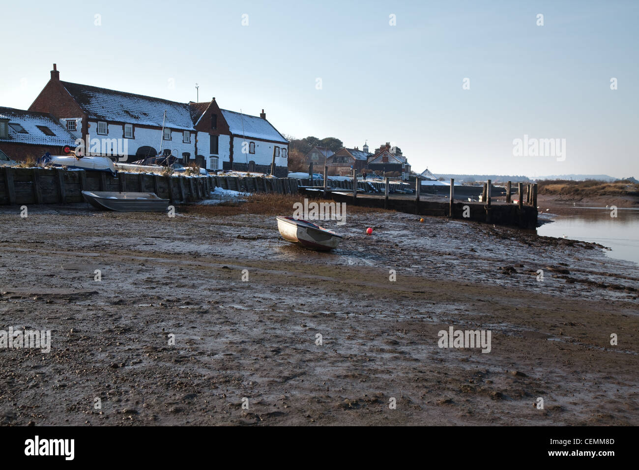 Burnham overy staithe salt marshes hi-res stock photography and images ...