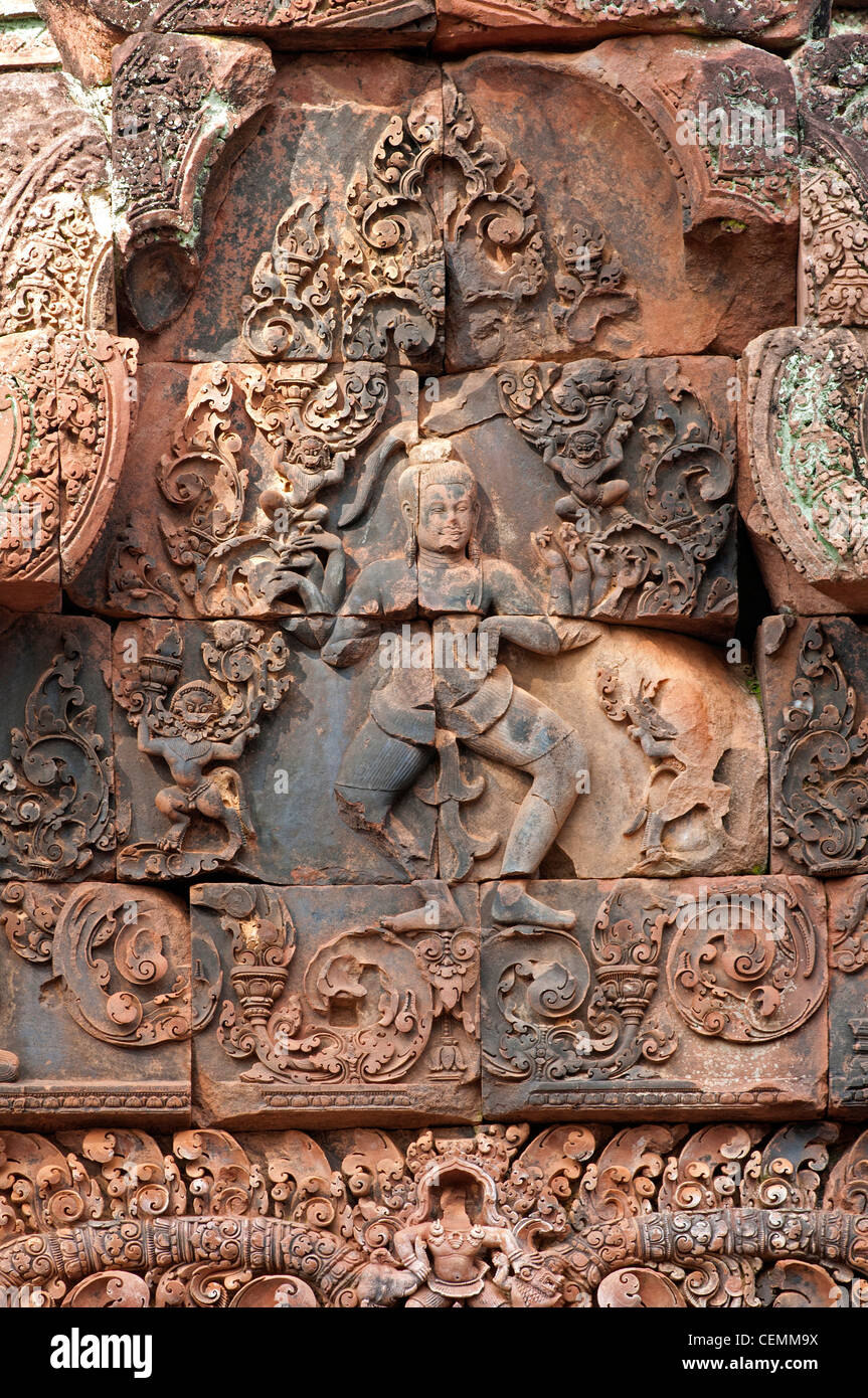 God Shiva with multiple arms depicted on the eastern gopura of the ...