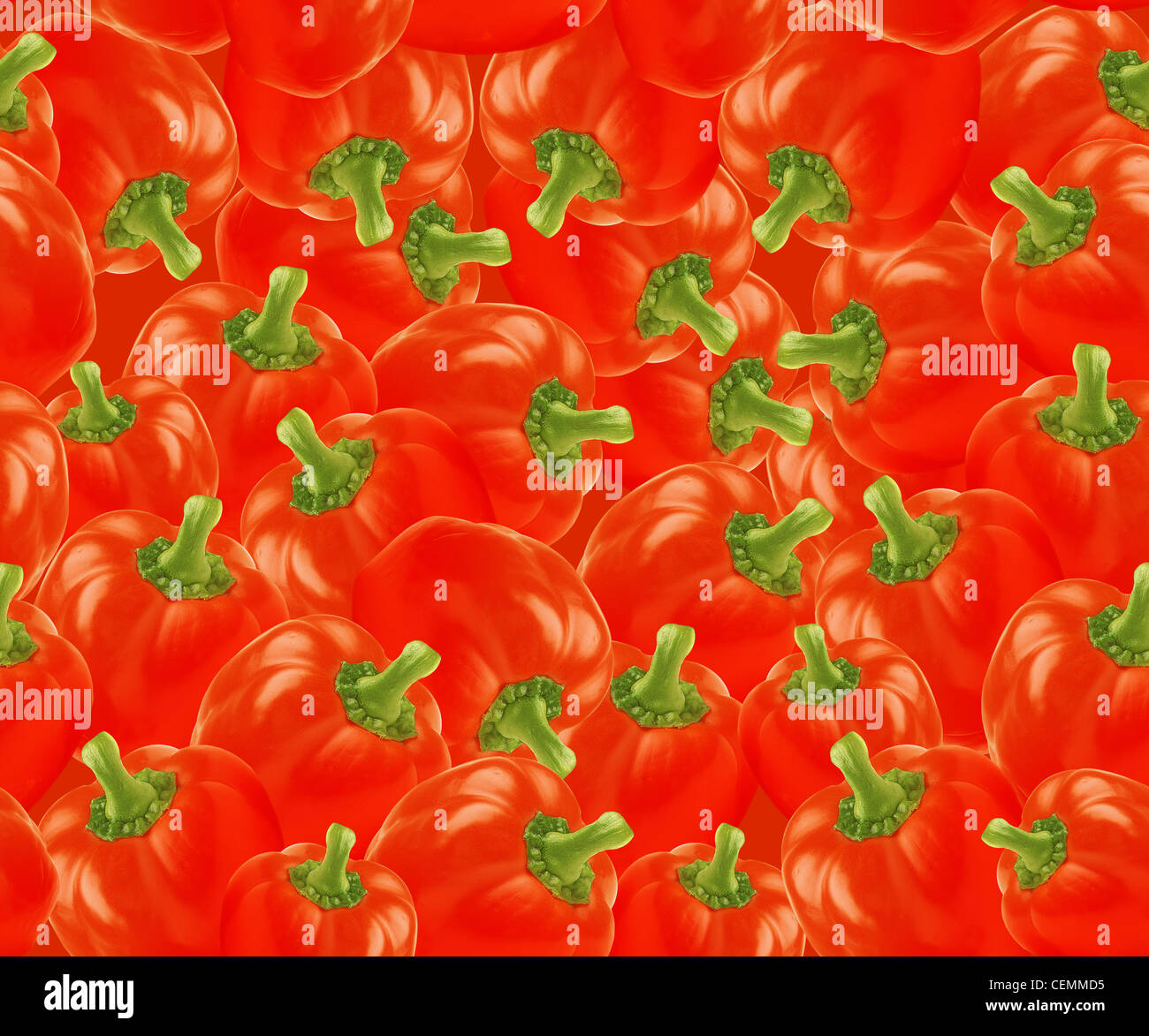 Seamless Background of Fresh red bell pepper Stock Photo - Alamy