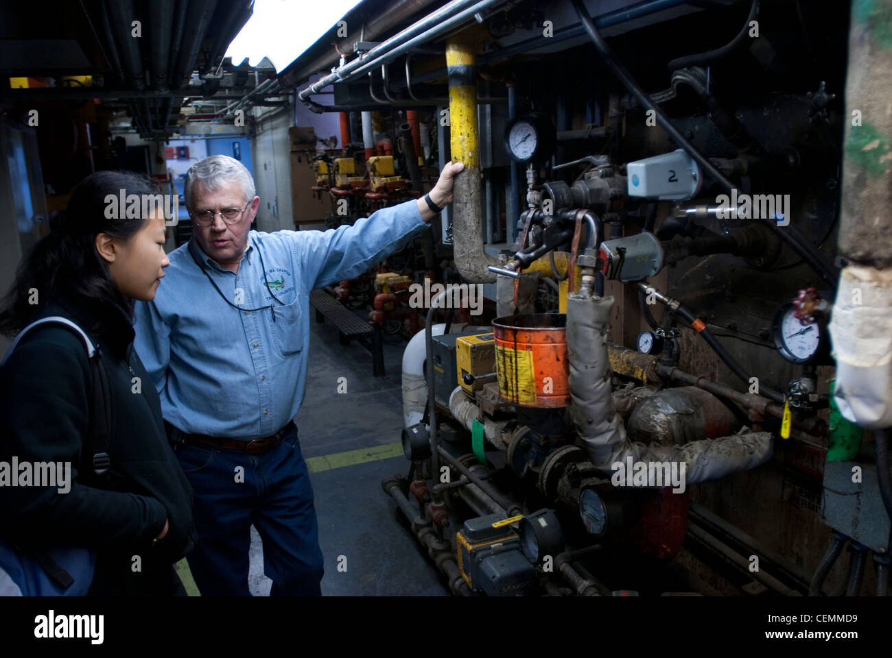 Inside MIT's Cogeneration Plant, a densely-packed maze of pipes and ...