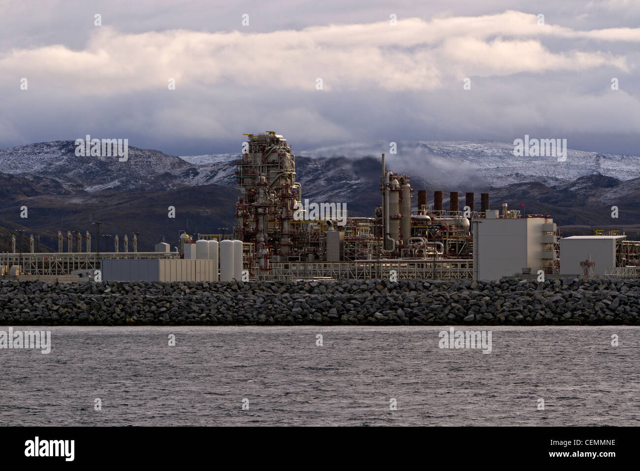 The island of Melkoya has lent its name to this major gas installation ...