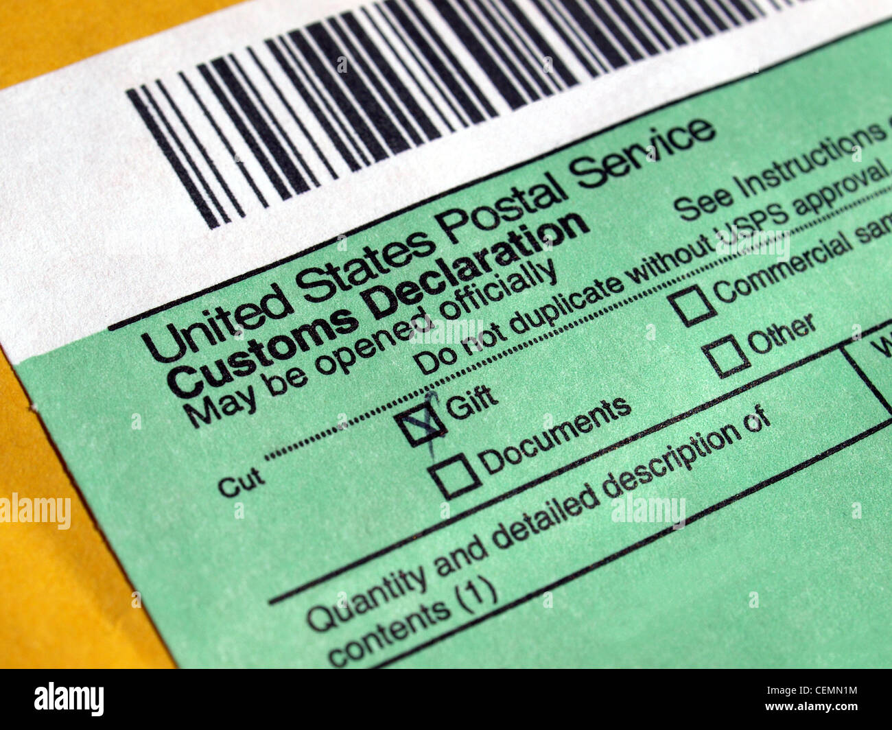 Customs declaration hi-res stock photography and images - Alamy