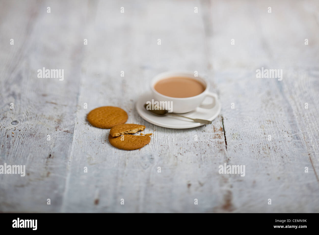 Tea & Biscuits Stock Photo - Alamy