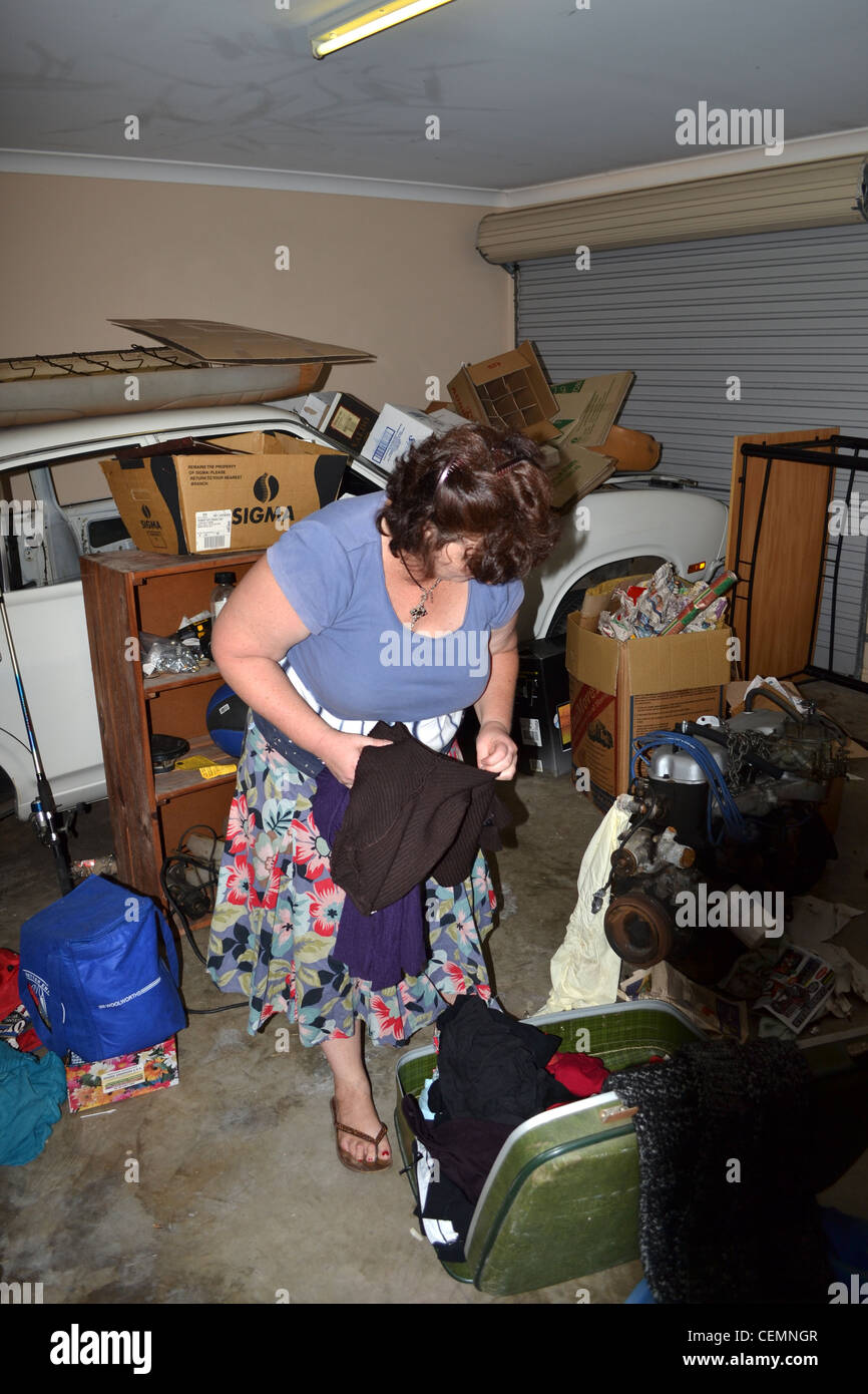 Suitcase packing mess hi-res stock photography and images - Alamy