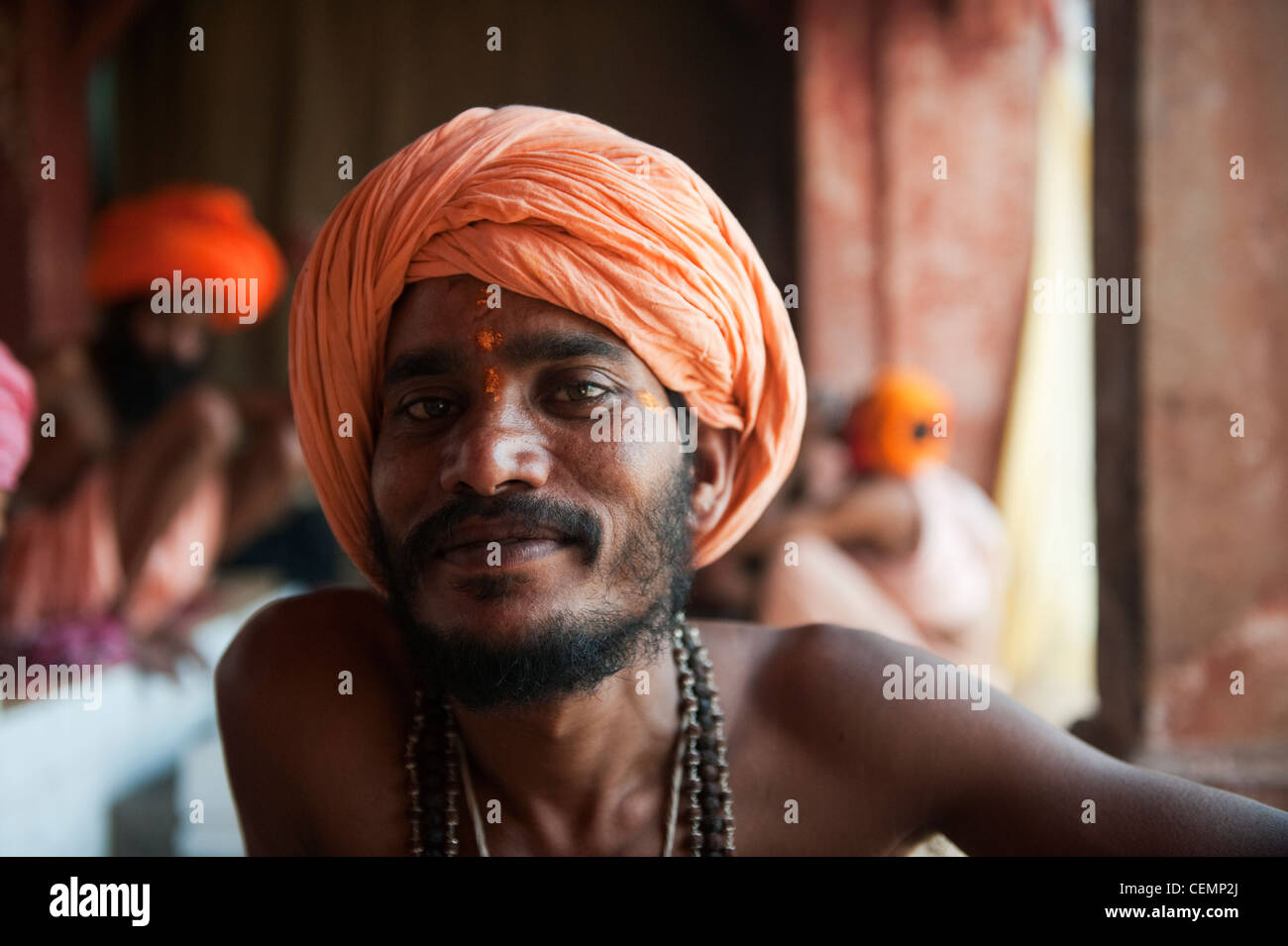 Portrait of a Sadhu Stock Photo - Alamy