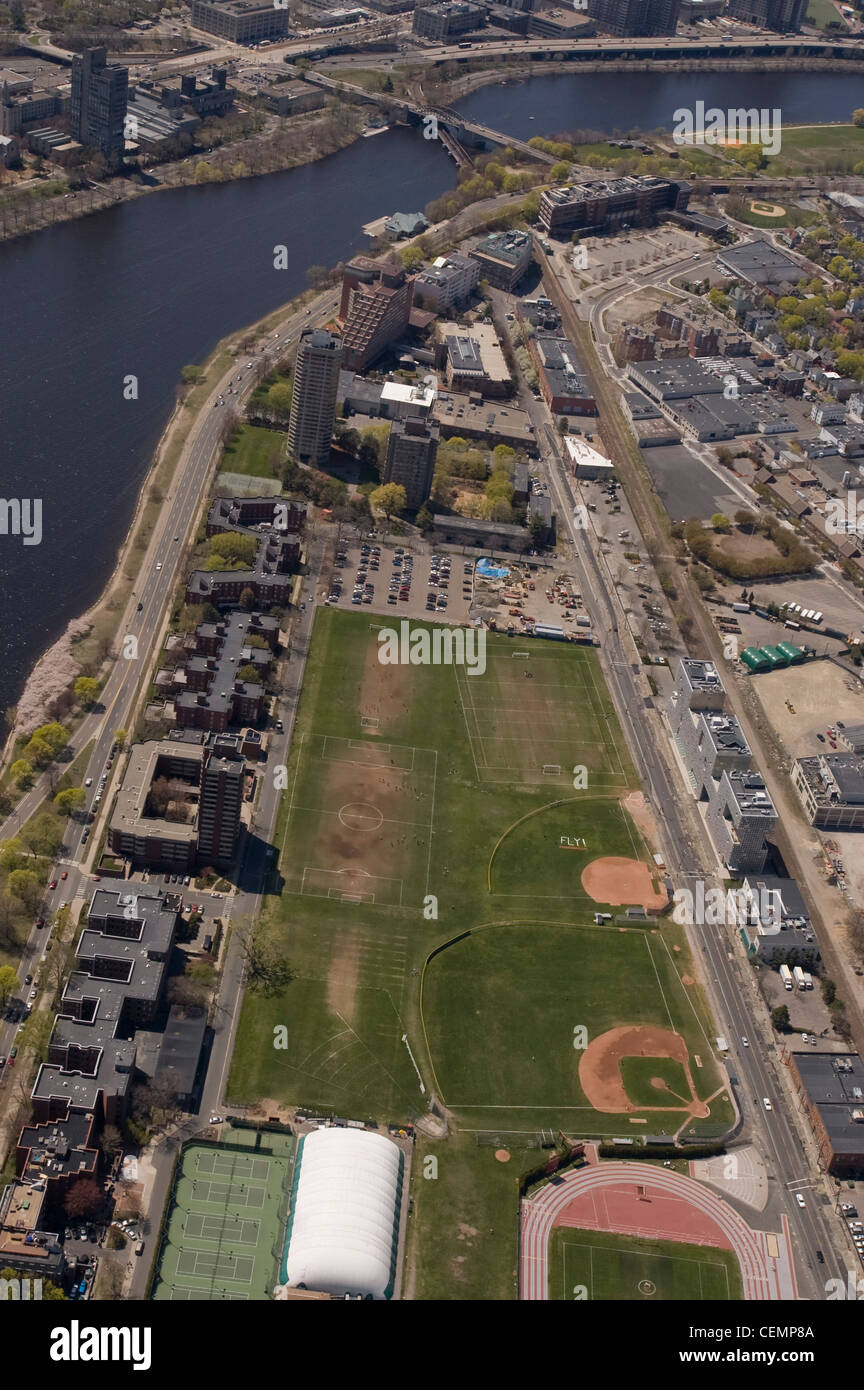 Dorm Row and Briggs Athletic Field at the Massachusetts Institute of ...