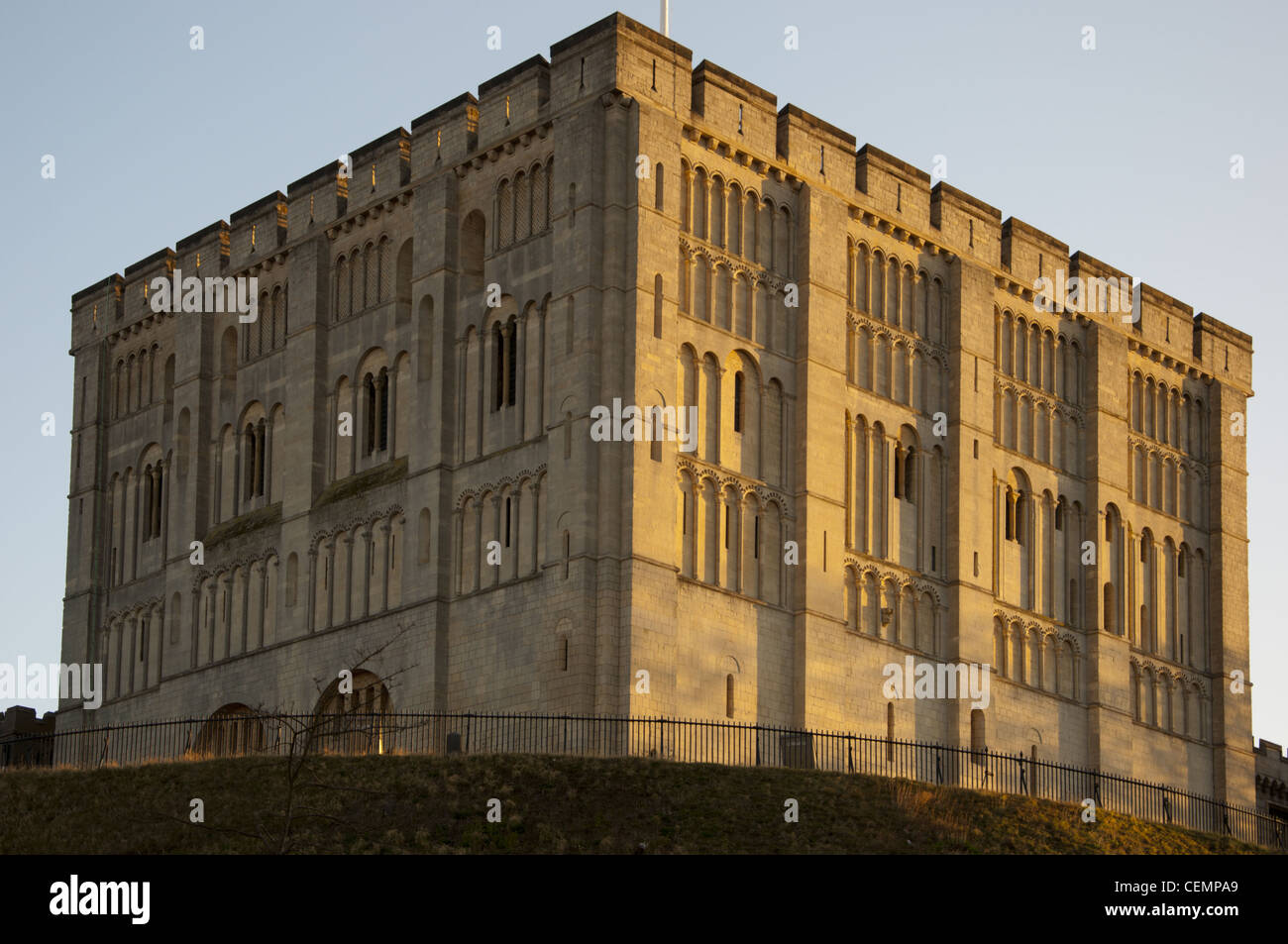 Norwich castle keep Stock Photo - Alamy