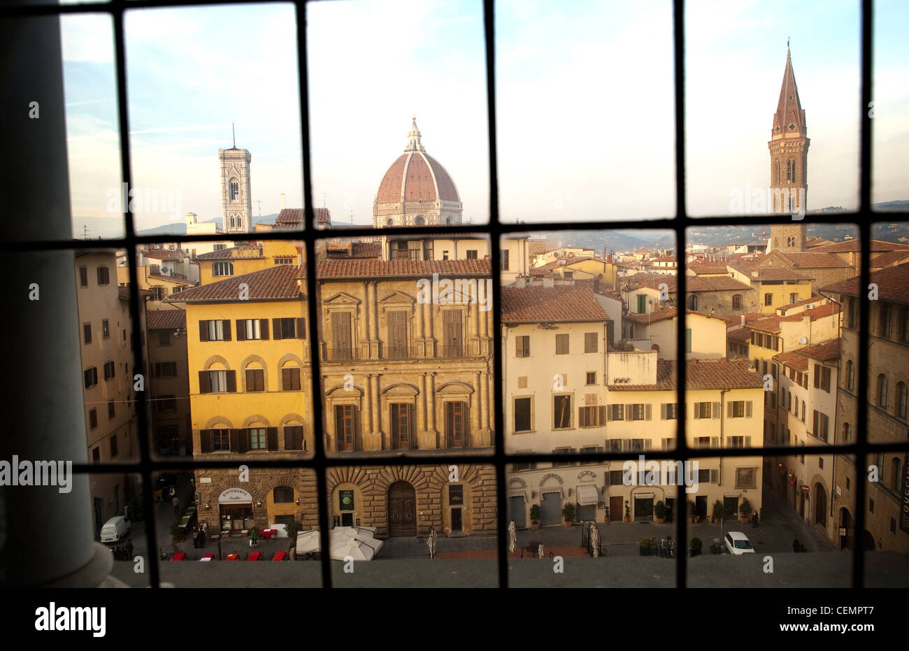 View of Florence through a window Stock Photo - Alamy
