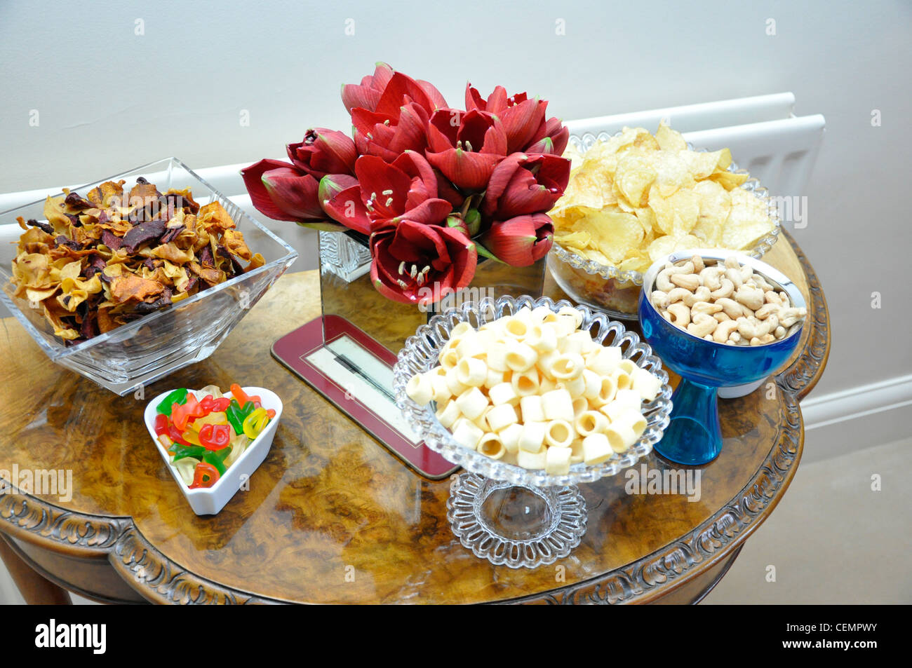 Party snacks hi-res stock photography and images - Alamy