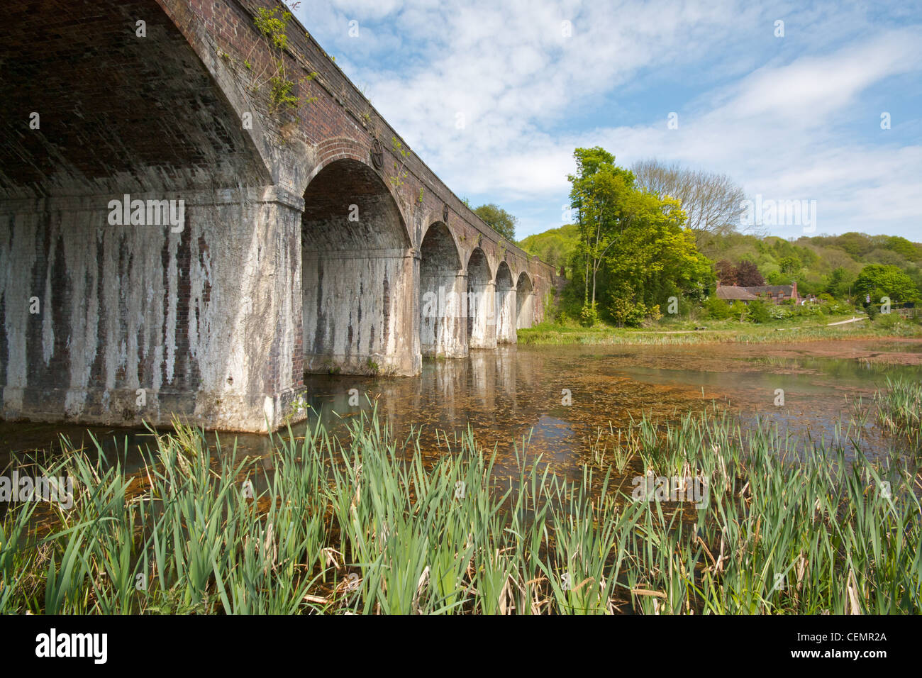 The Viaduct, Coalbrookdale, Ironbridge, Shropshire Stock Photo - Alamy