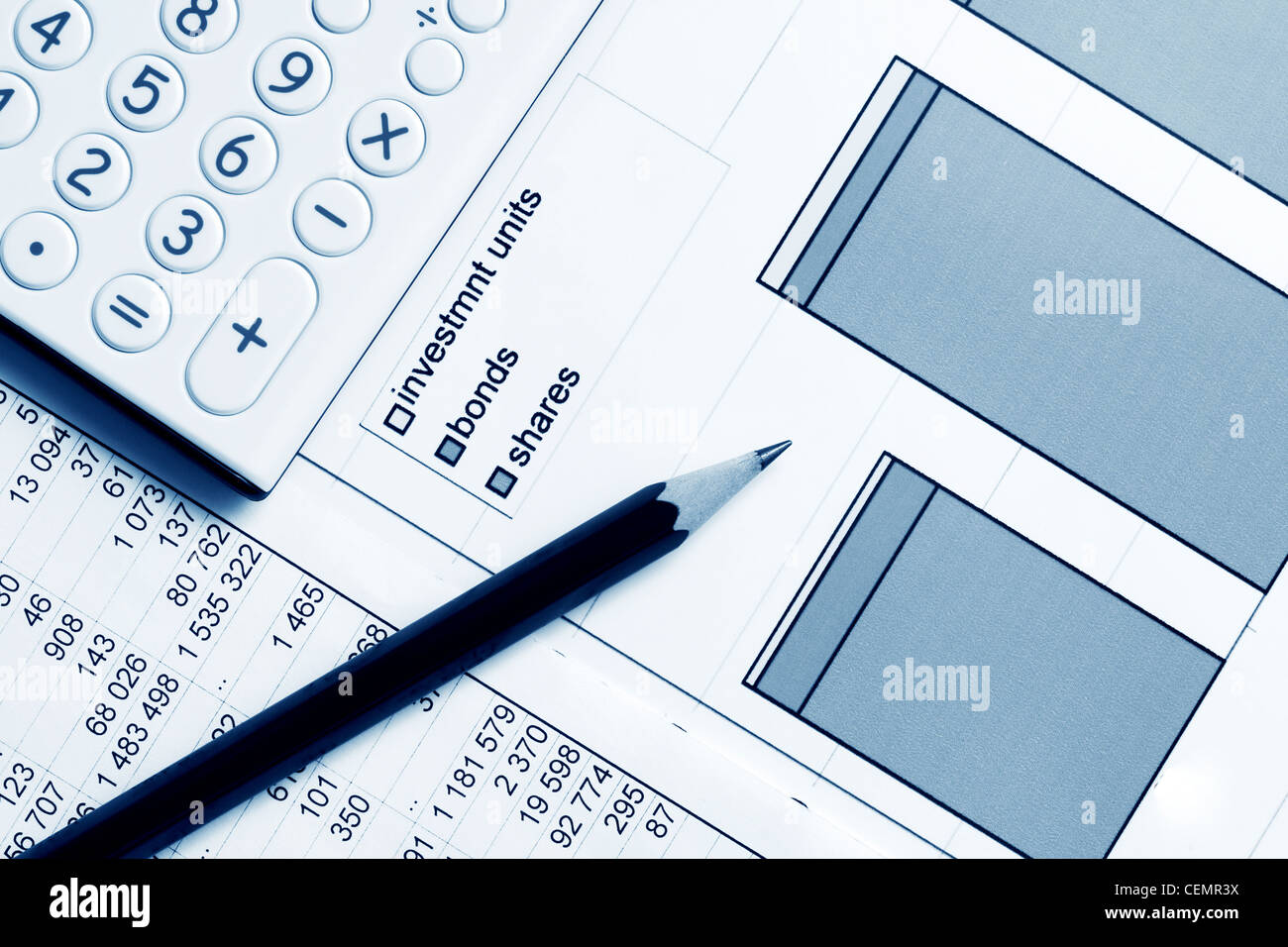 Stock market graphs and charts Stock Photo - Alamy