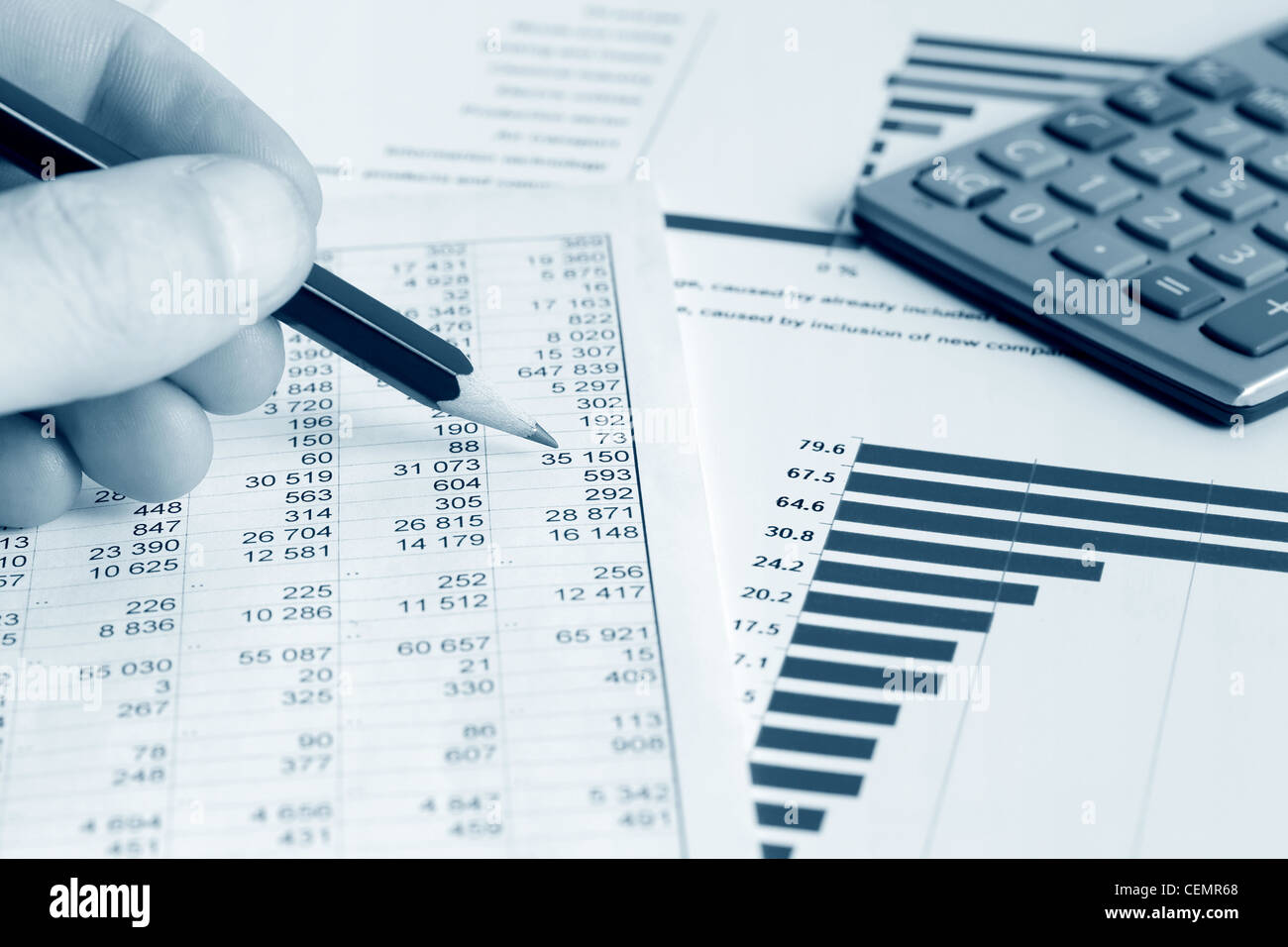 Financial graphs and charts Stock Photo - Alamy