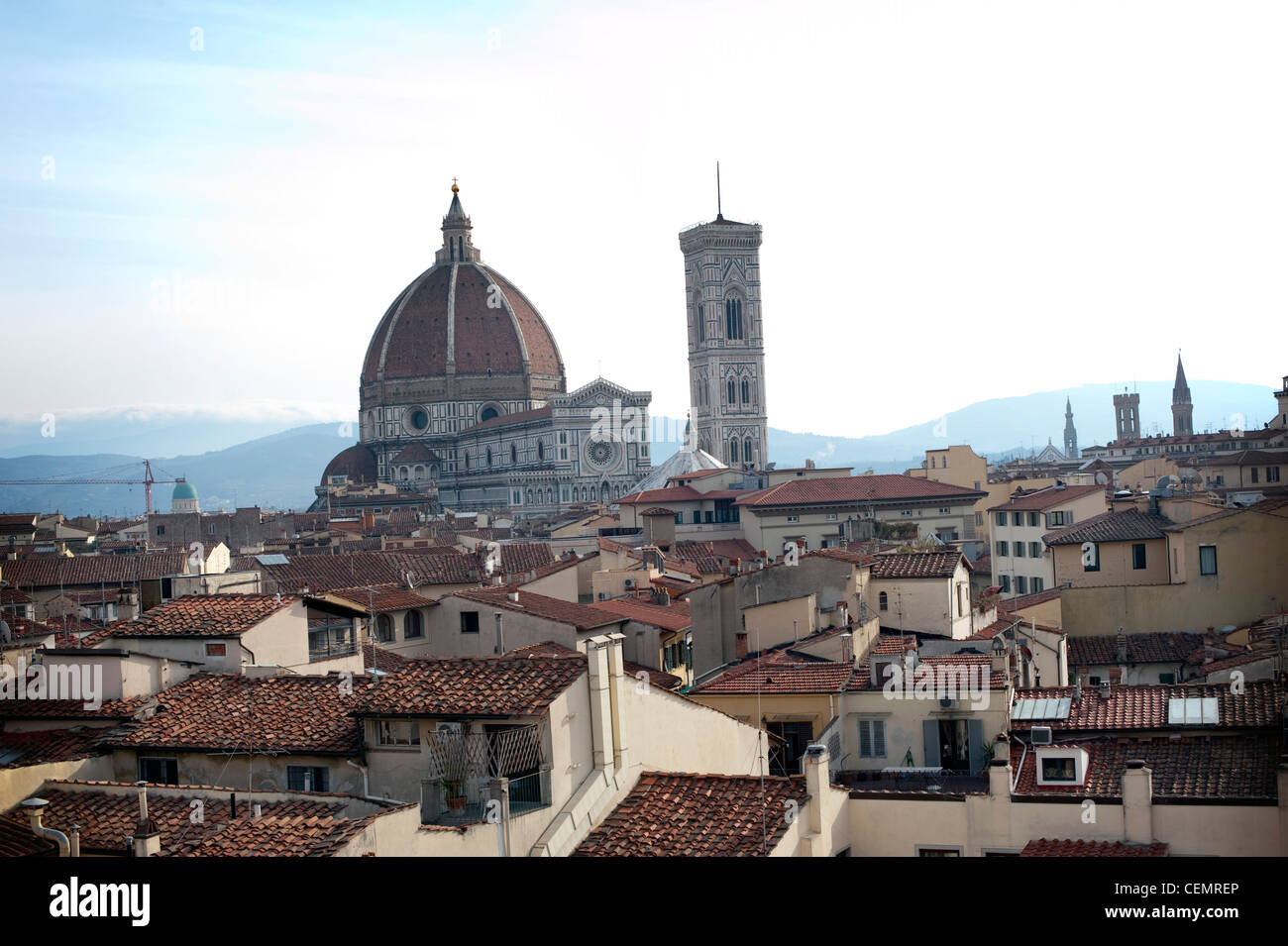 General view of old Florence Stock Photo - Alamy