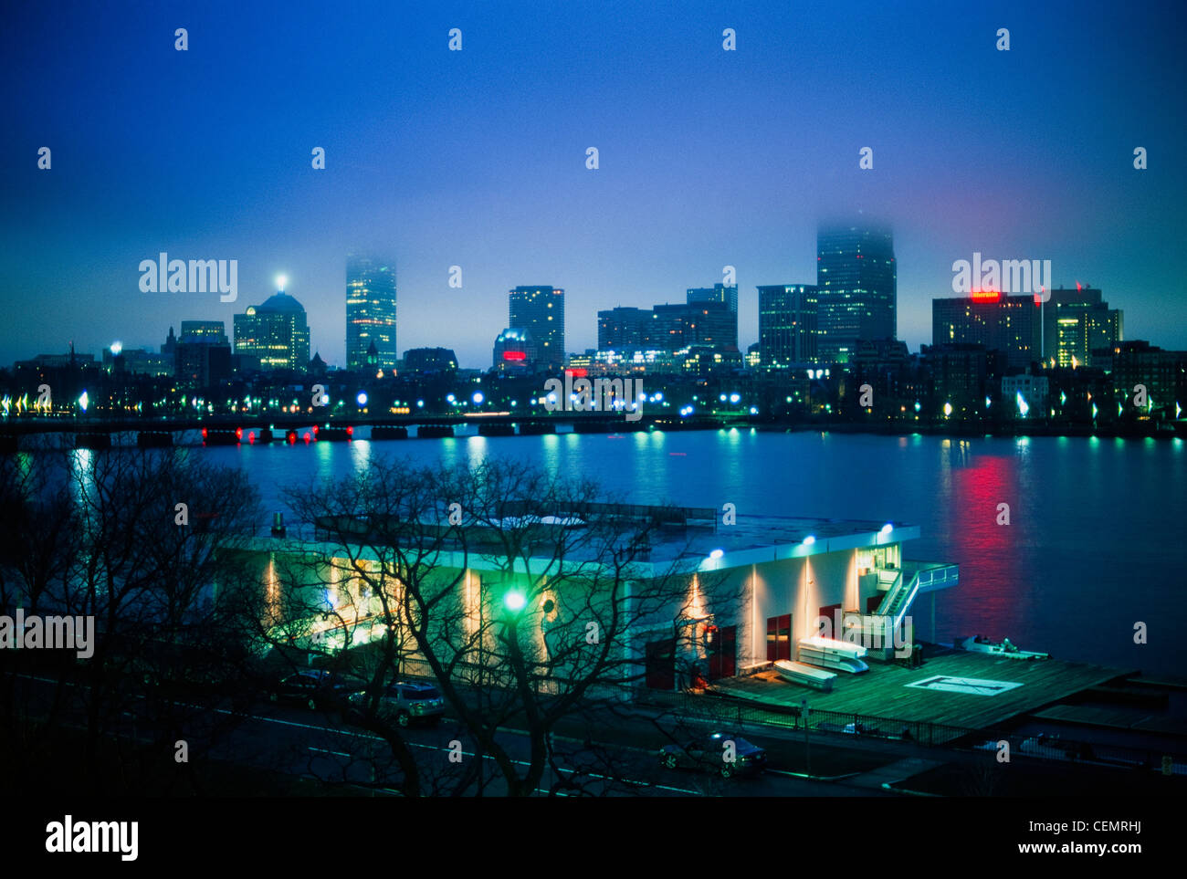 MIT's Pierce Boathouse Stock Photo - Alamy