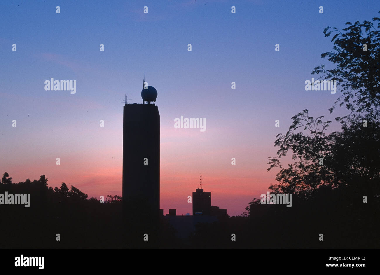 MIT Green Building at Dawn Stock Photo - Alamy