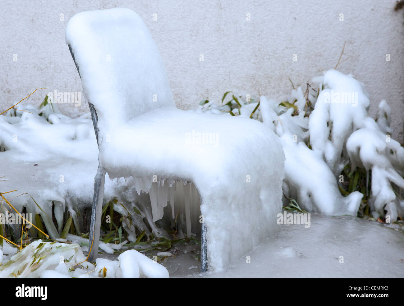 Europe's Big Freeze in Switzerland Stock Photo - Alamy