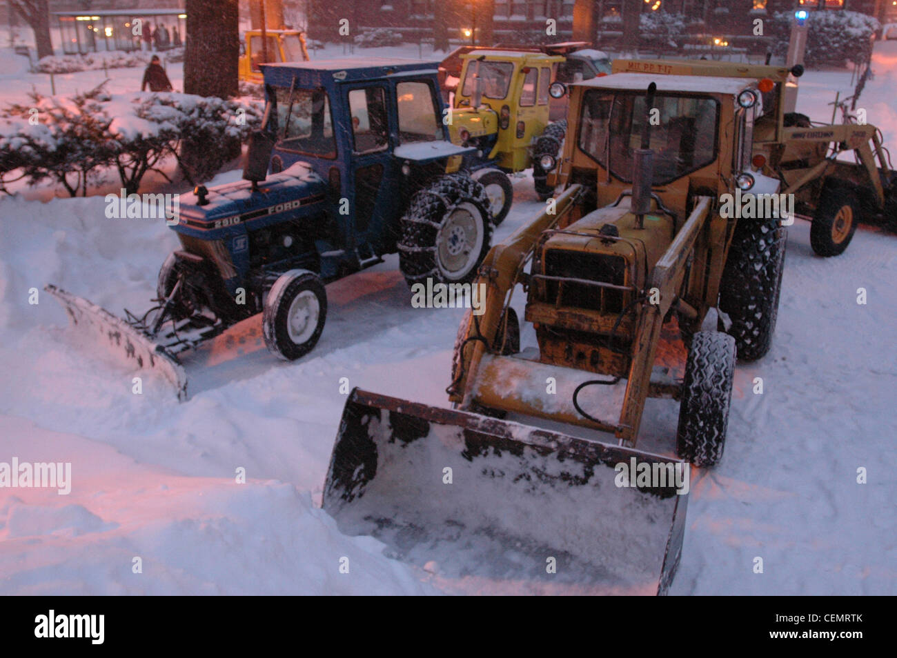 MIT Campus in Winter, 2006 Stock Photo - Alamy